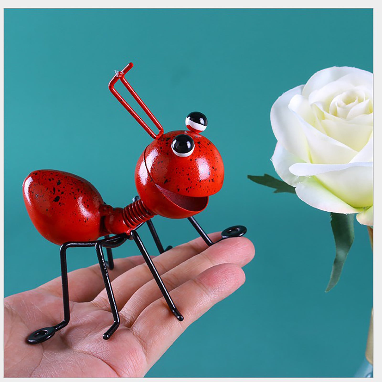 Ashosteey Metal Yard Art Garden Decorative Cute Ant Outdoor Wall ...