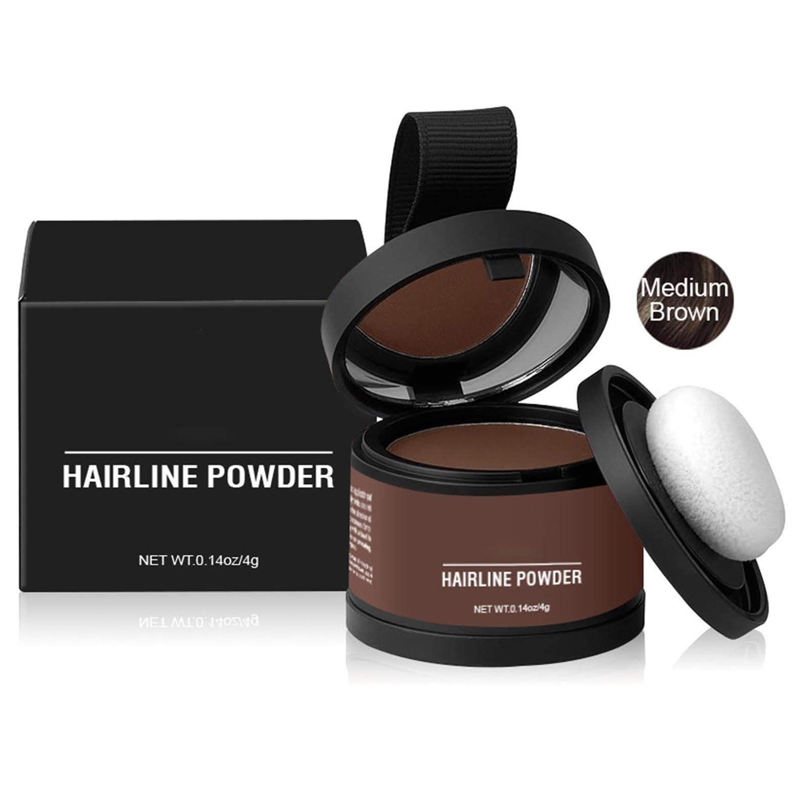 Ashosteey Root Touch Up Hairline Powder for Women & Men, Gray Hair ...