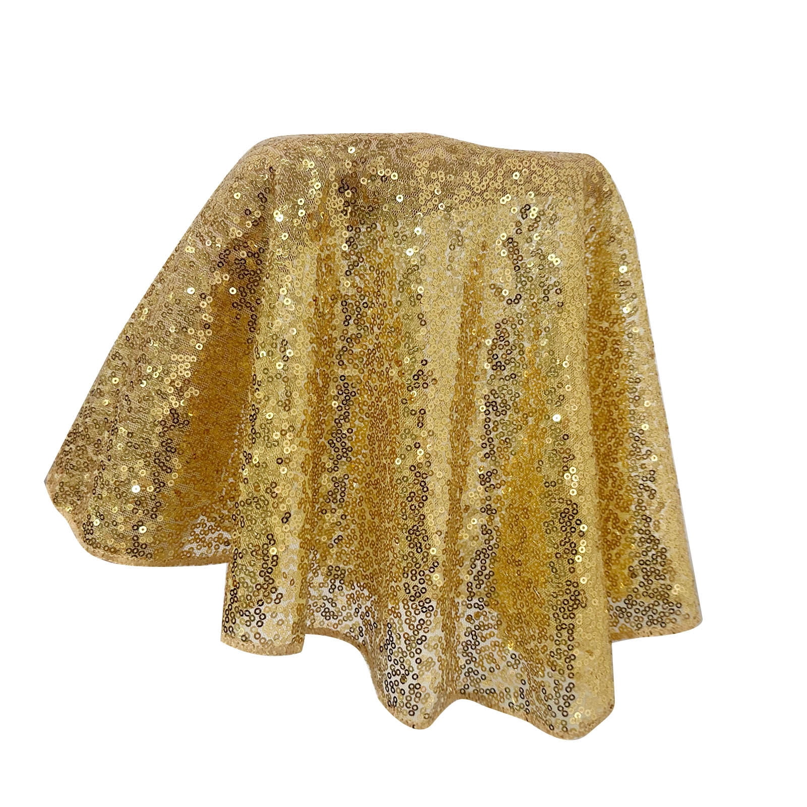 Ashosteey Round Sequin Tablecloth Glitter Dessert Cake Tablecloth Round Table Cloth Sparkly ...