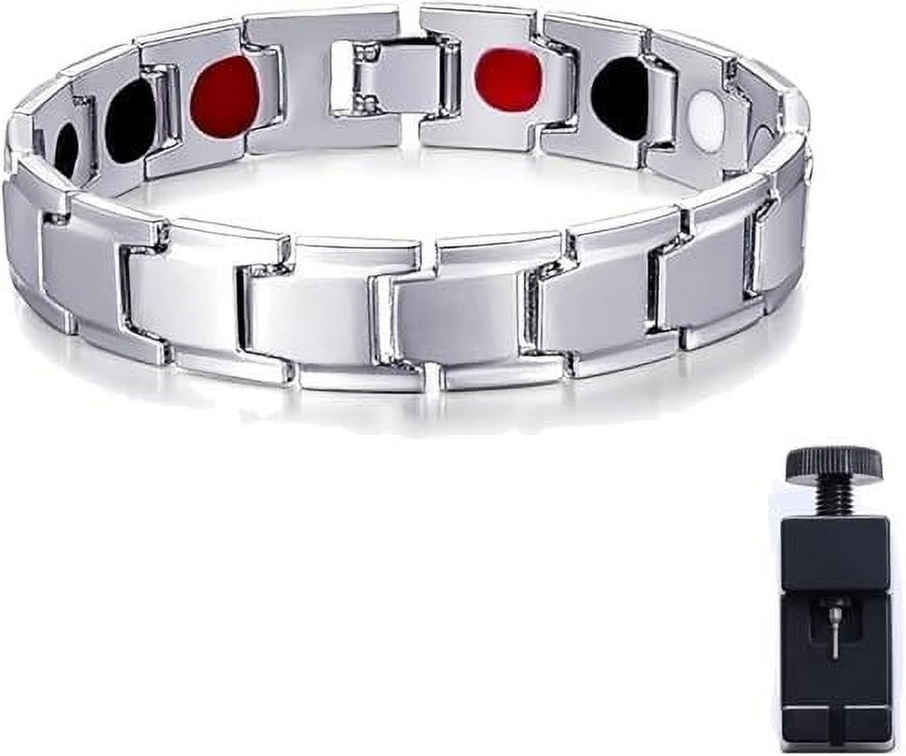 Ashosteey Ultra Strength Magnetic Bracelet,Effective Titanium Magnetic ...