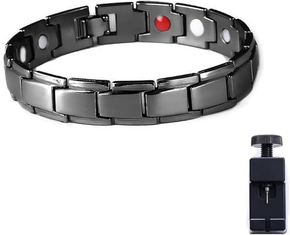 Ashosteey Ultra Strength Magnetic Bracelet,Effective Titanium Magnetic ...