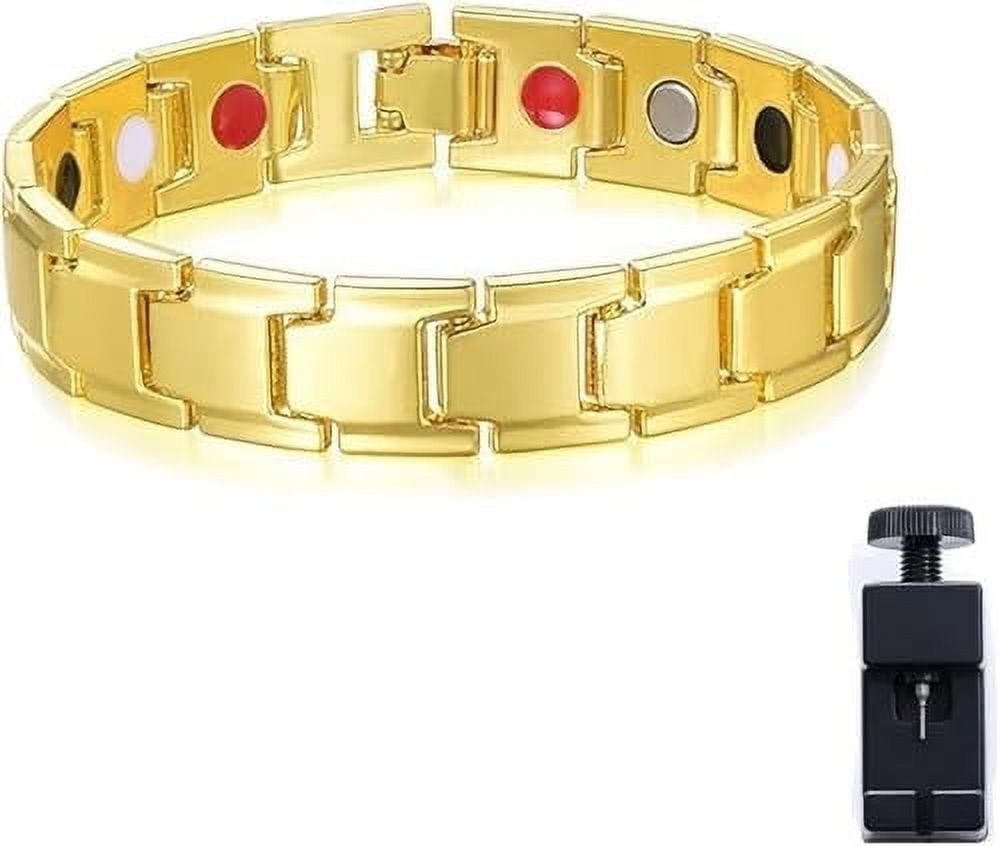 Ashosteey Ultra Strength Magnetic Bracelet,Effective Titanium Magnetic ...