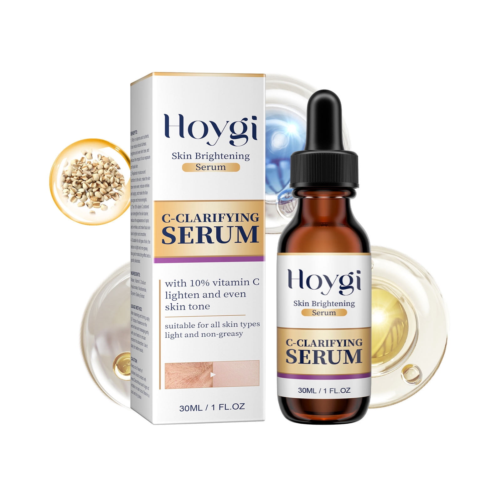 Ashosteey Vitamin C Serum With Collagen,All Natural Active Ingredients ...
