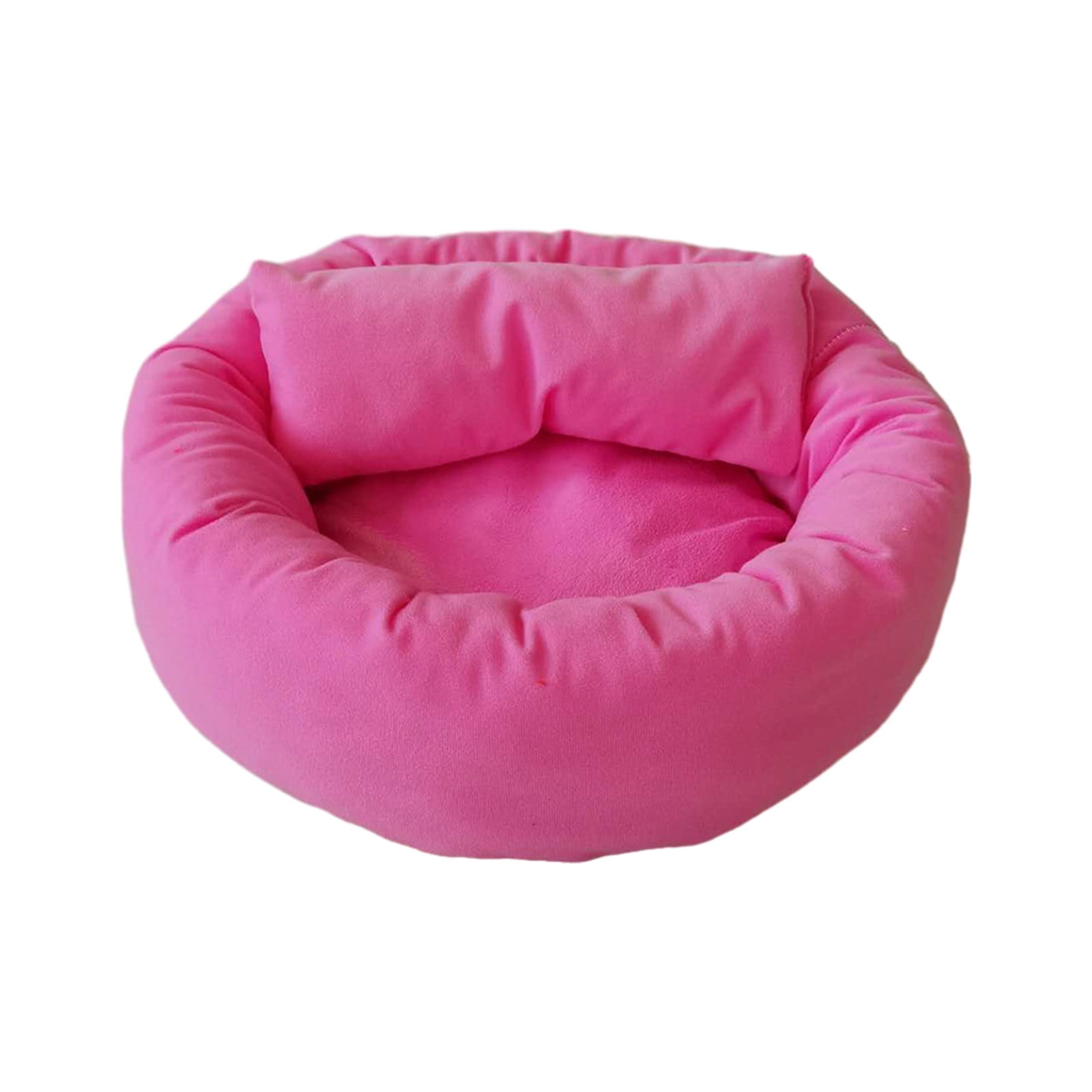 Ashosteey Waterproof Donut Dog Bed,Plush Anti-Anxiety Donut Dog Bed for ...