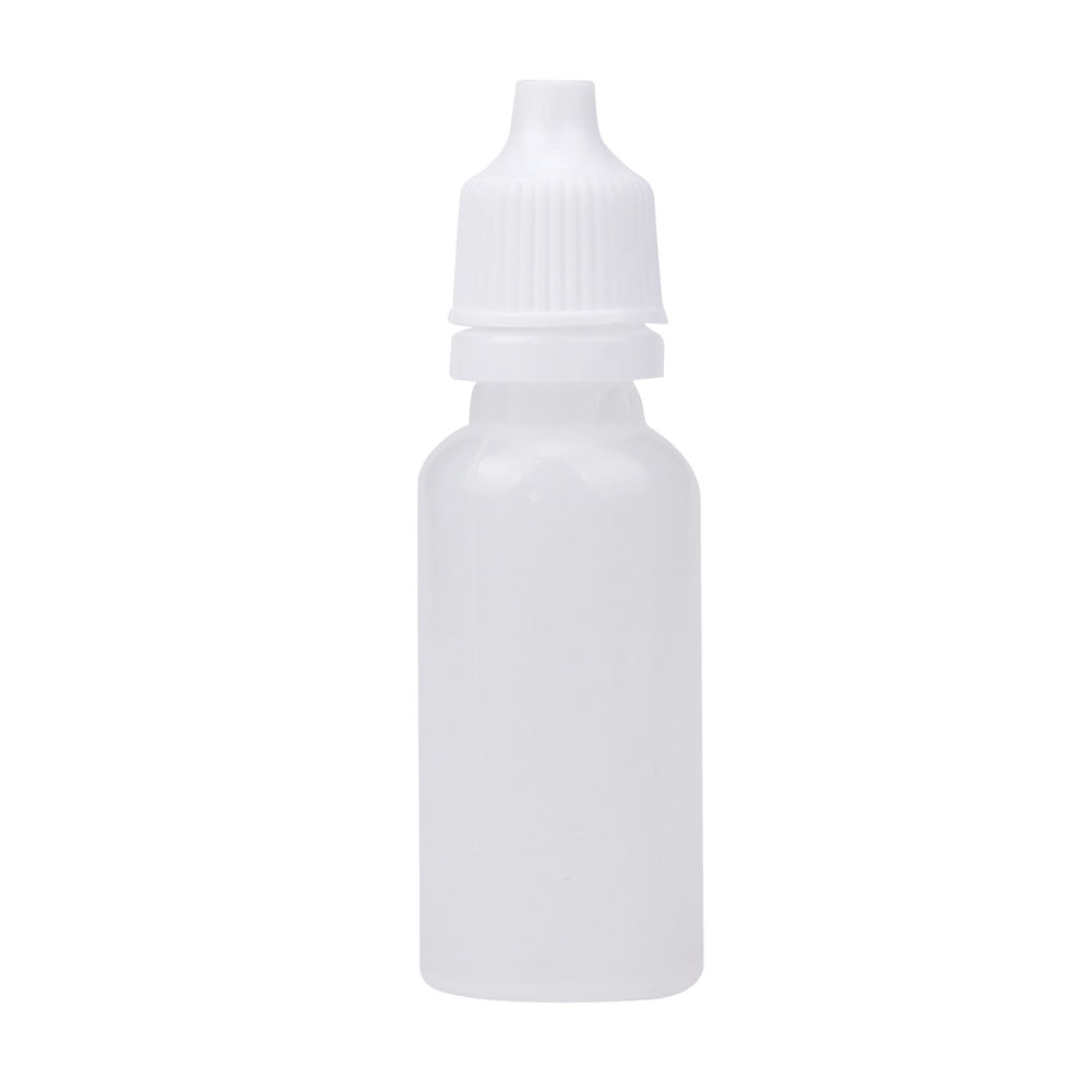 Ashosteey White Plastic Empty Squeezable Dropper Bottles Portable Eye ...