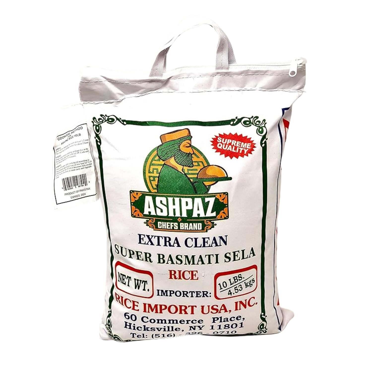Ashpaz Rice Extra Clean Super Basmati Sela Rice for Superior Culinary ...