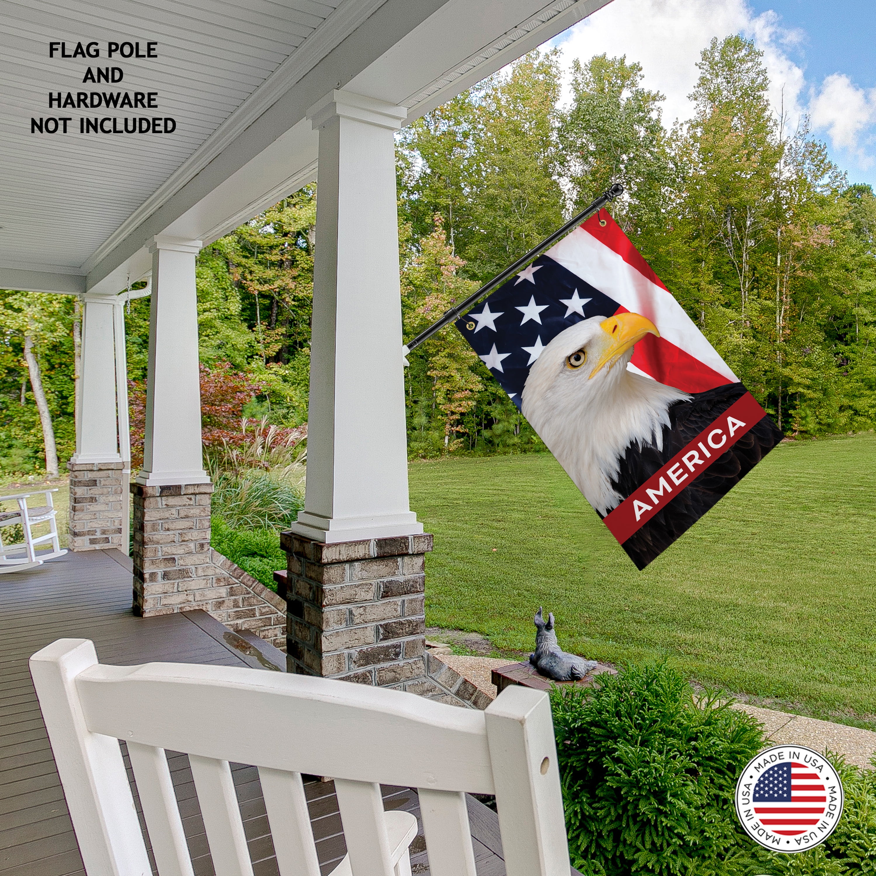 Ashton 3 x 5 America Decorative Flag. 100% Made in the USA - Walmart.com