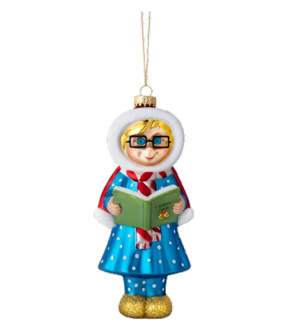 The Ashton-Drake Galleries Classic Mrs. Beasley Blown Glass Ornament ...