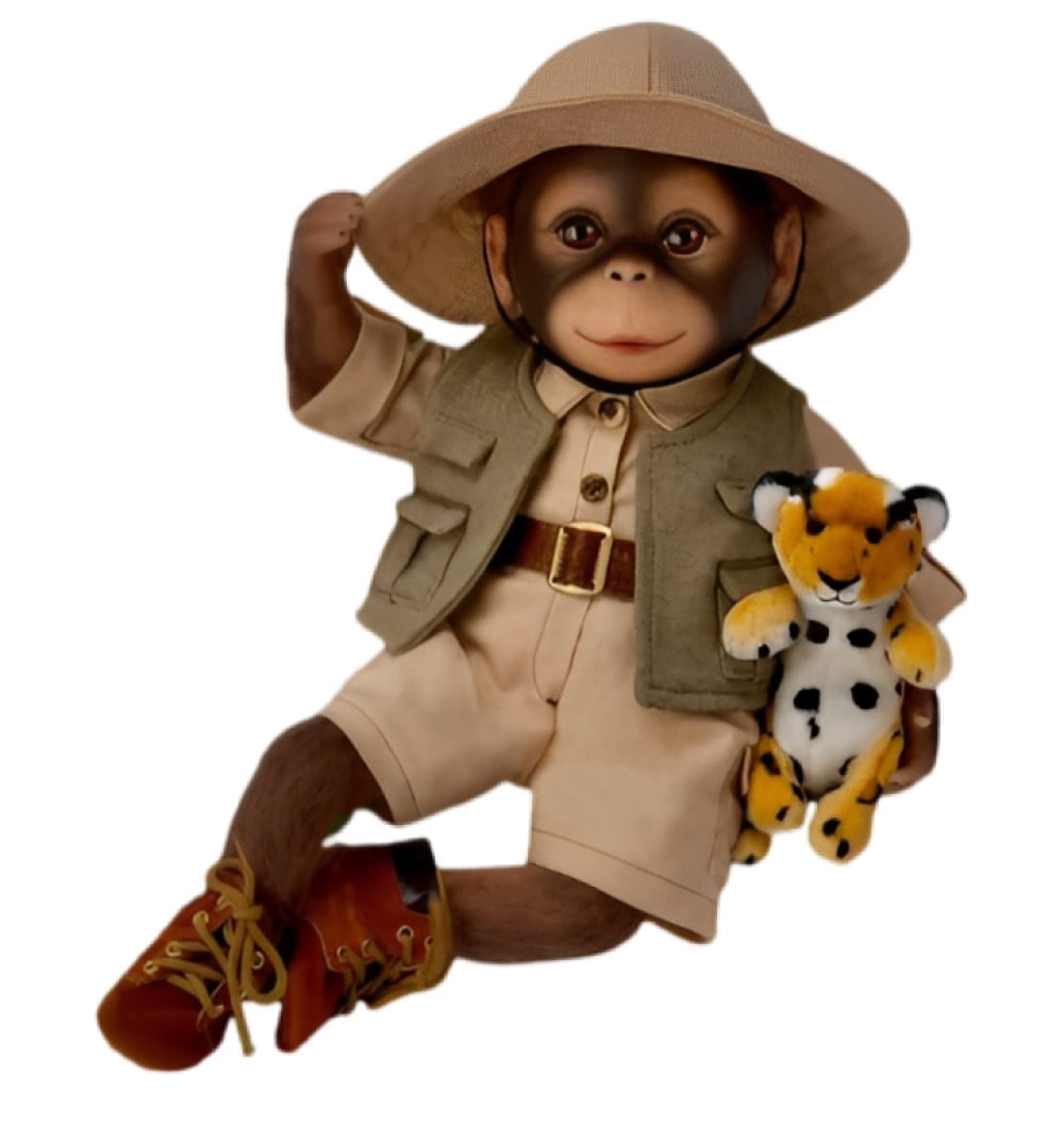 Free Shipping! The Ashton - Drake Galleries Milo the Safari Monkey Doll ...