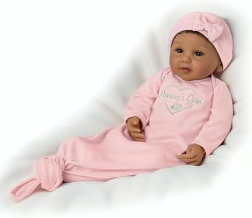 The Ashton-Drake Galleries Mommy's Girl Lifelike So Truly Real® African ...