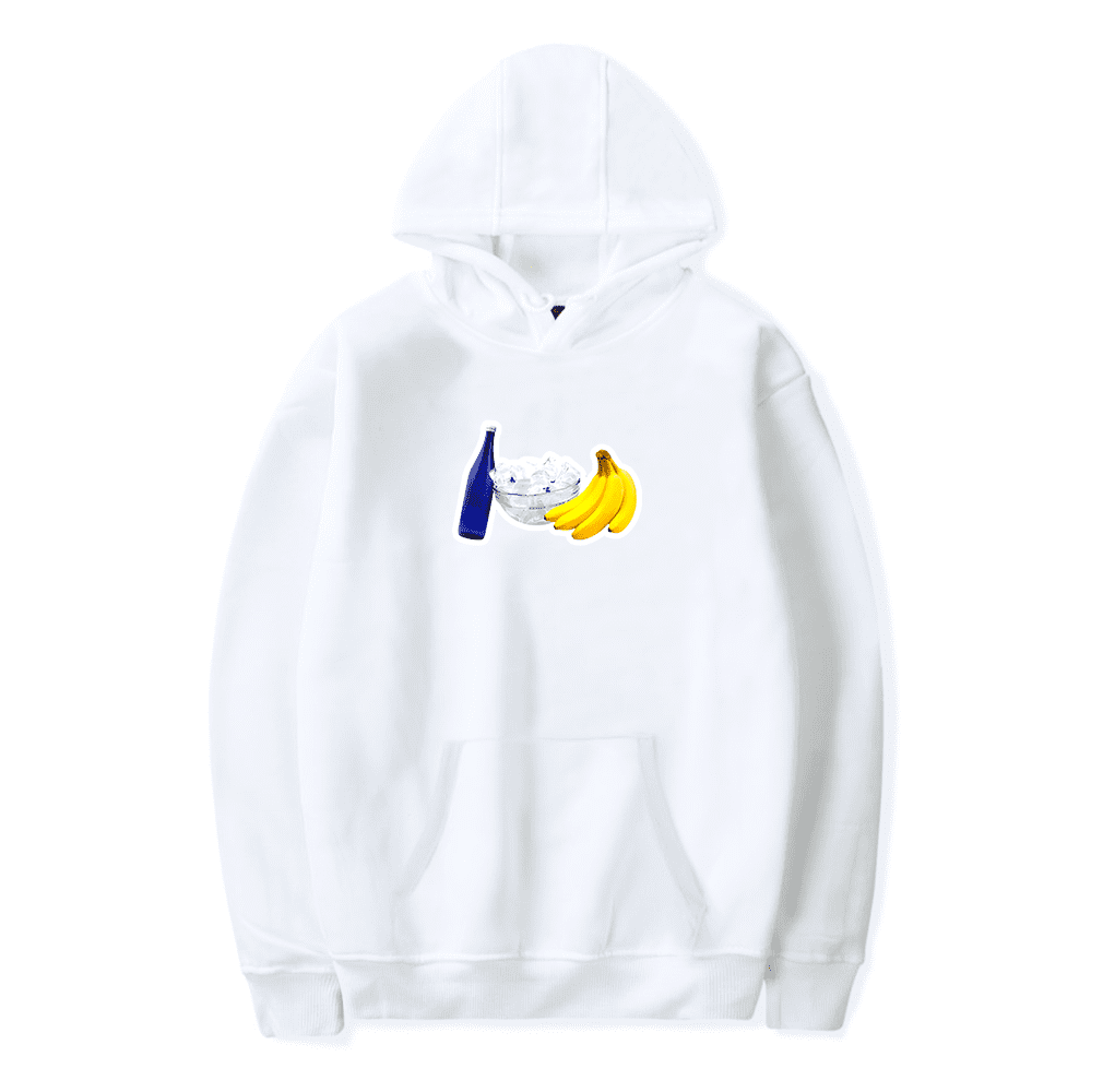 Ashton Hall Merch Hoodie Fashion Ice Bananas Water Printed Sweatshirt ...