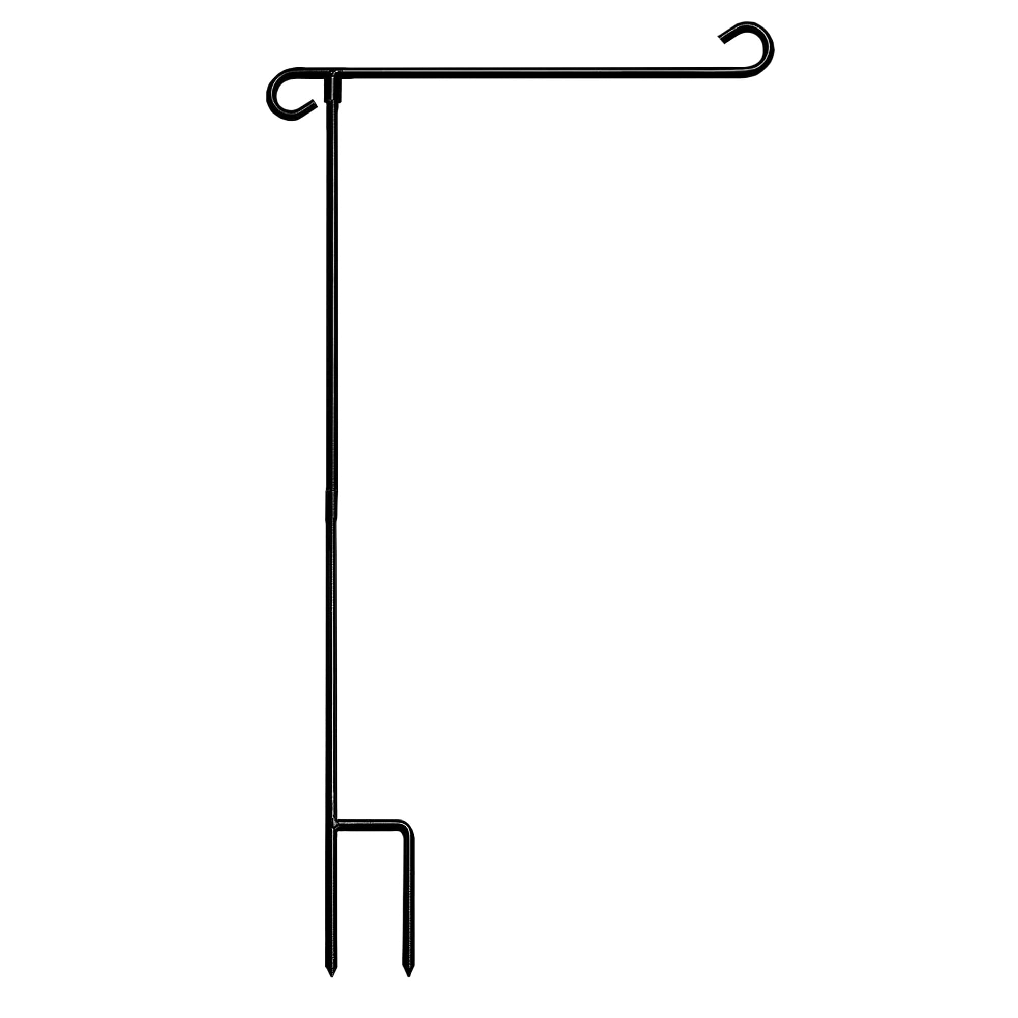 "Ashton Outdoor Yard House Garden Flag Stand/Pole, Powder Coated Metal ...