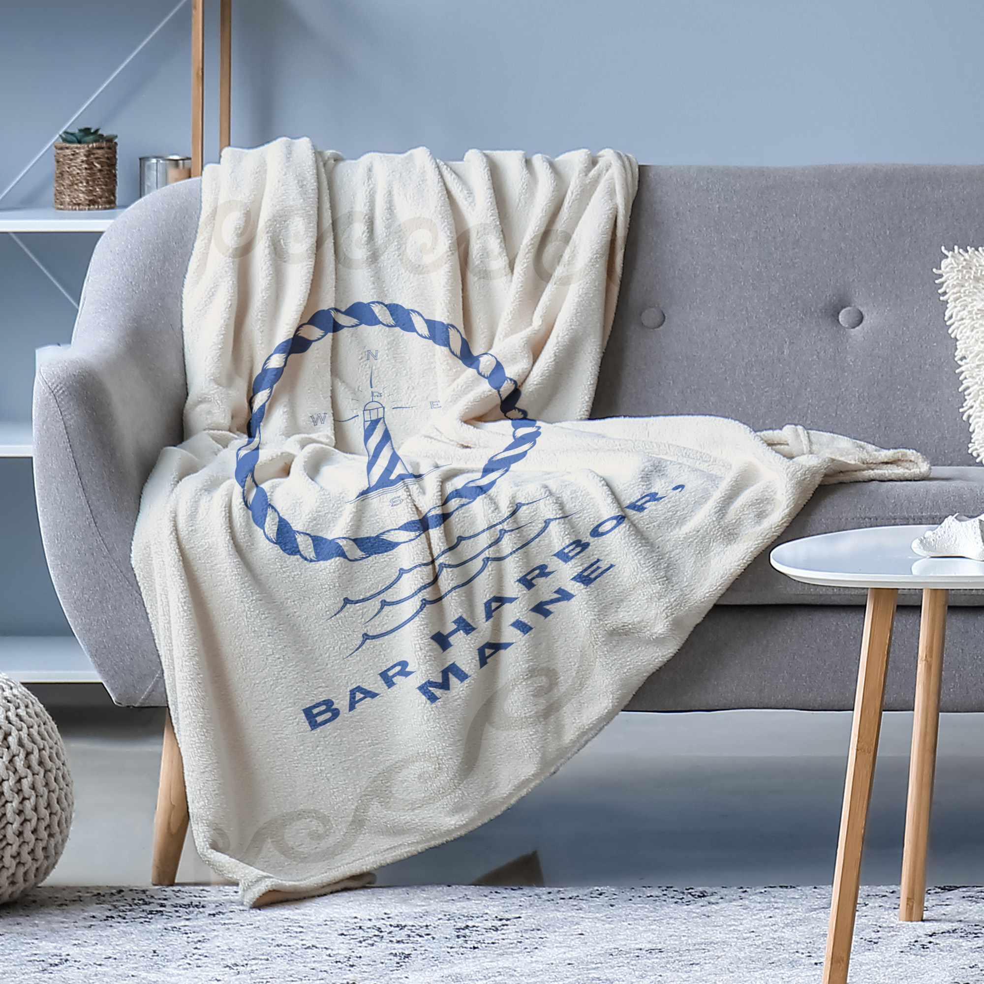 Ashton Super Soft Lighthouse Plush Throw 40" X 57" - Walmart.com