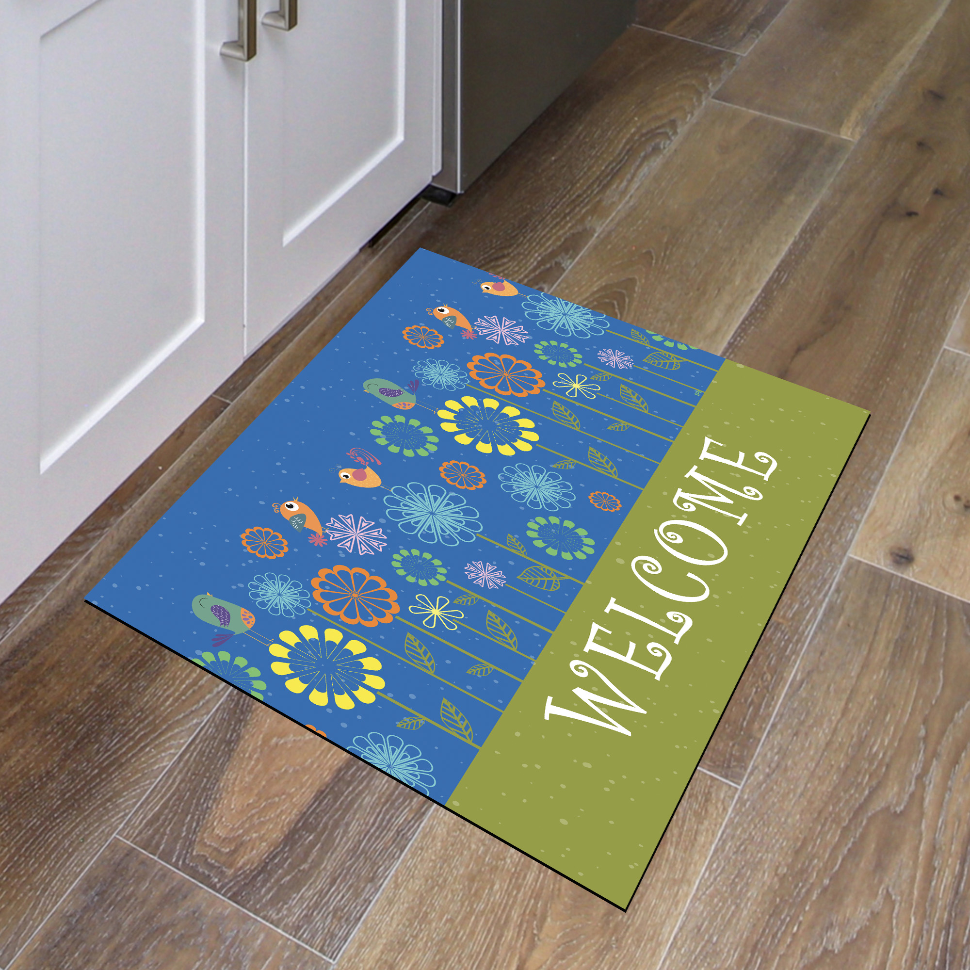 Ashton Whimsical Garden in-door out-door Decorative Door Mat - Walmart.com
