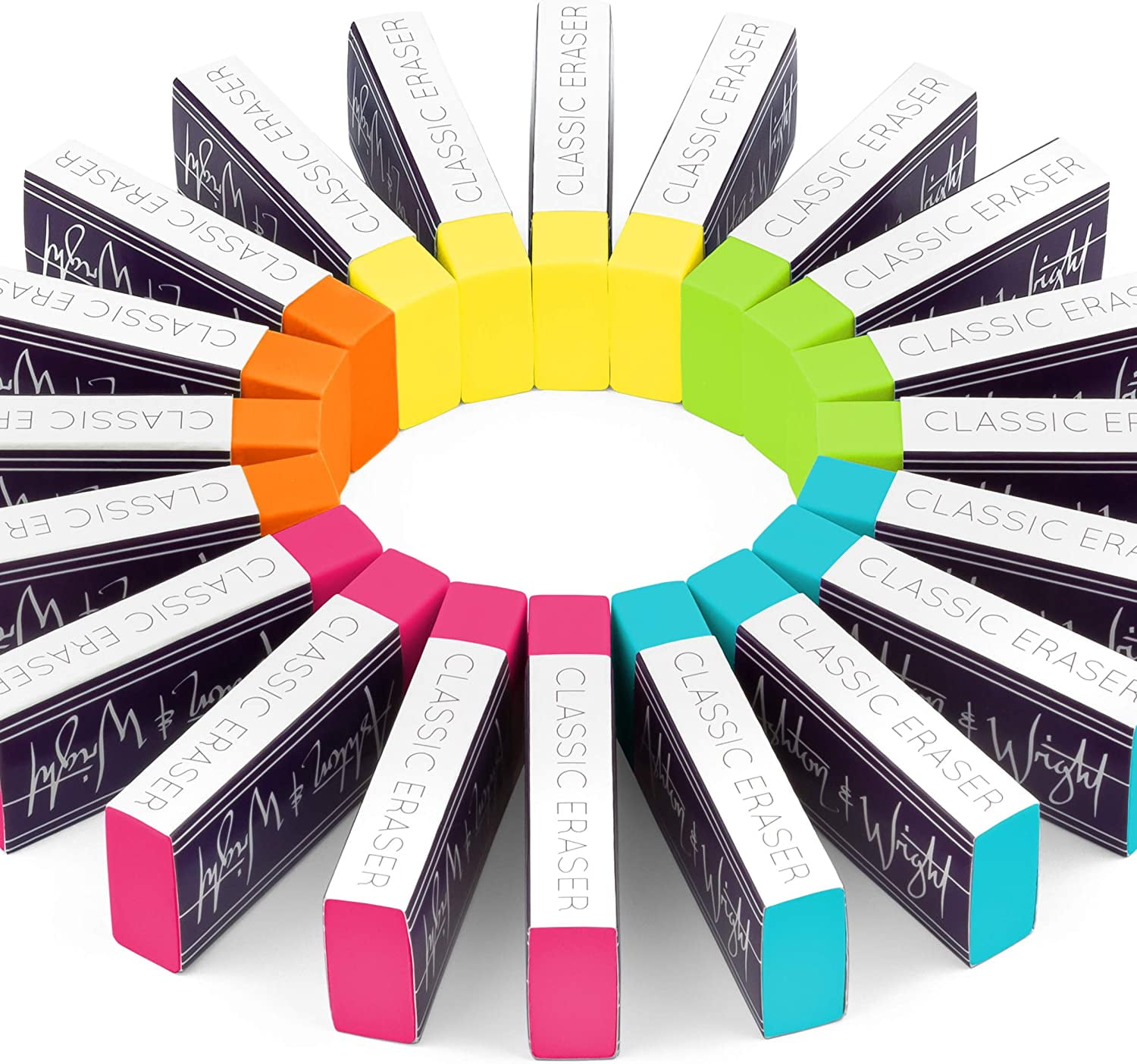 Ashton and Wright - Classic Eraser - Latex Free Plastic Rubber - Pack ...