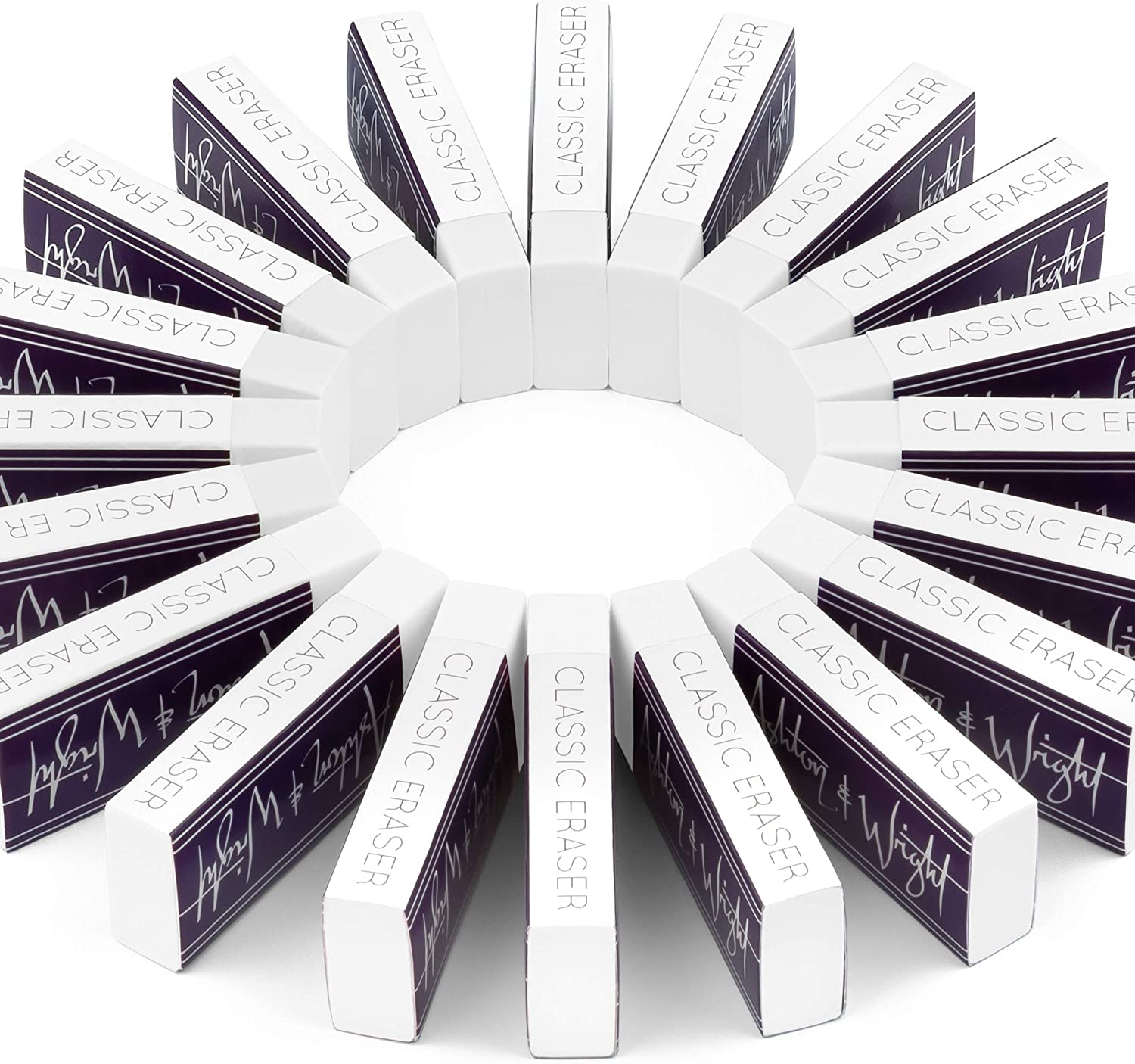 Ashton and Wright - Classic Eraser - Latex Free Plastic Rubber - Pack ...