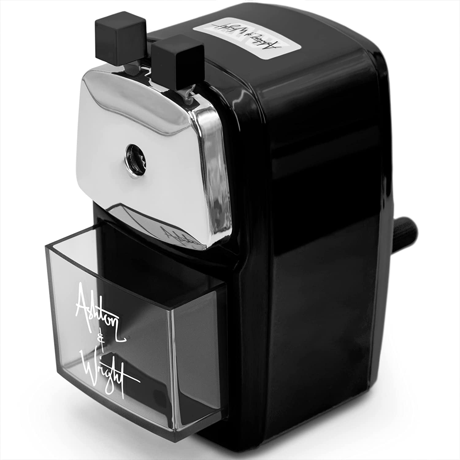 Ashton and Wright - Mechanical Desktop Pencil Sharpener - Black ...