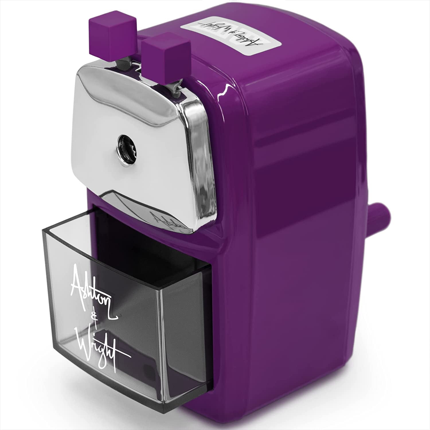 Ashton and Wright - Mechanical Desktop Pencil Sharpener - Purple ...