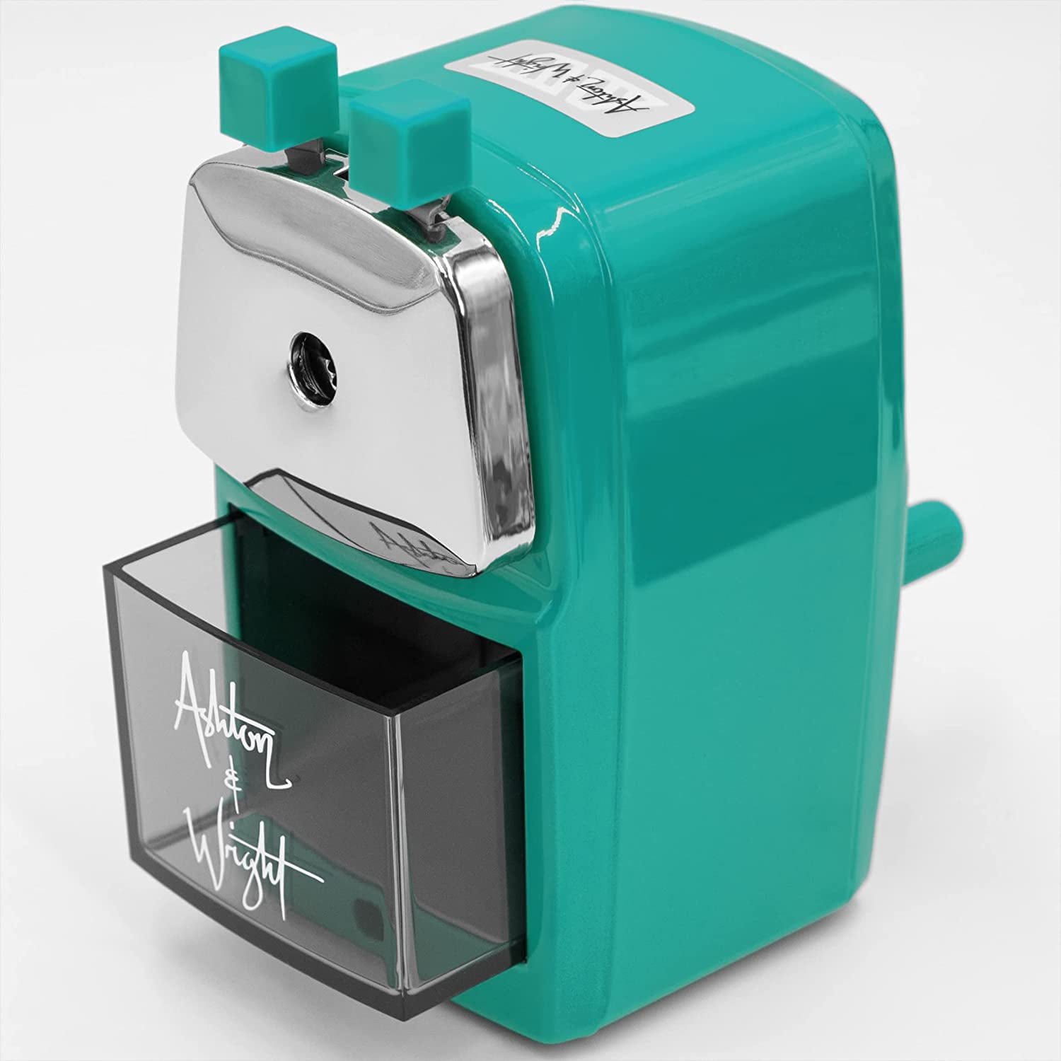 Ashton and Wright - Mechanical Desktop Pencil Sharpener - Teal ...