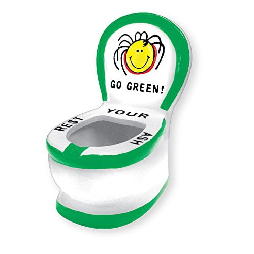 Ashtray Ceramic Toilet Funny Novelty Ashtrays Rasta 'Rest Your Ash' Ash ...