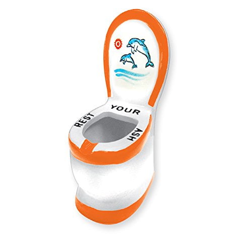 Ashtray Ceramic Toilet Funny Novelty Ashtrays 'Rest Your Ash' Cigarette ...