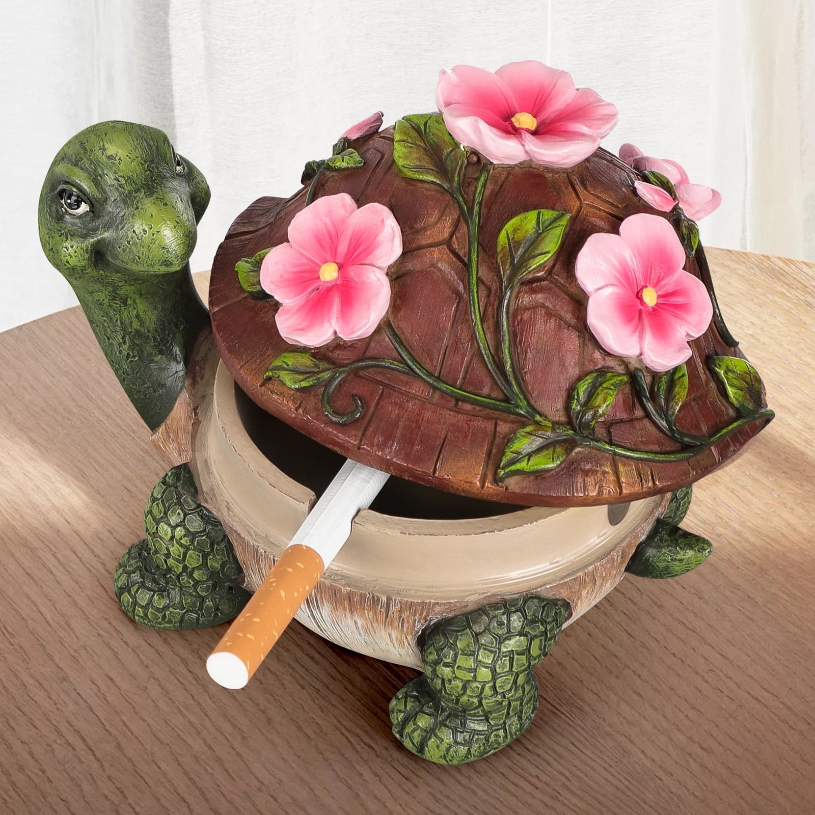 Ashtray for Cigarette, Resin Ashtray with Lid, Waterproof Ash Tray ...