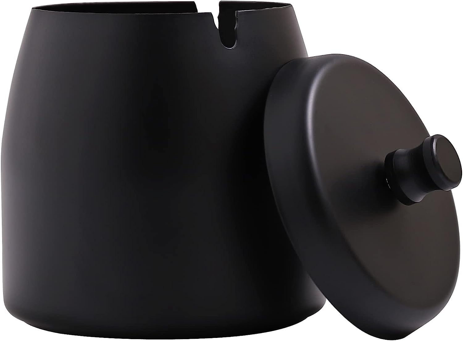 Ashtray with Lid for Cigarette, Stainless Steel Smokeless Odorless ...