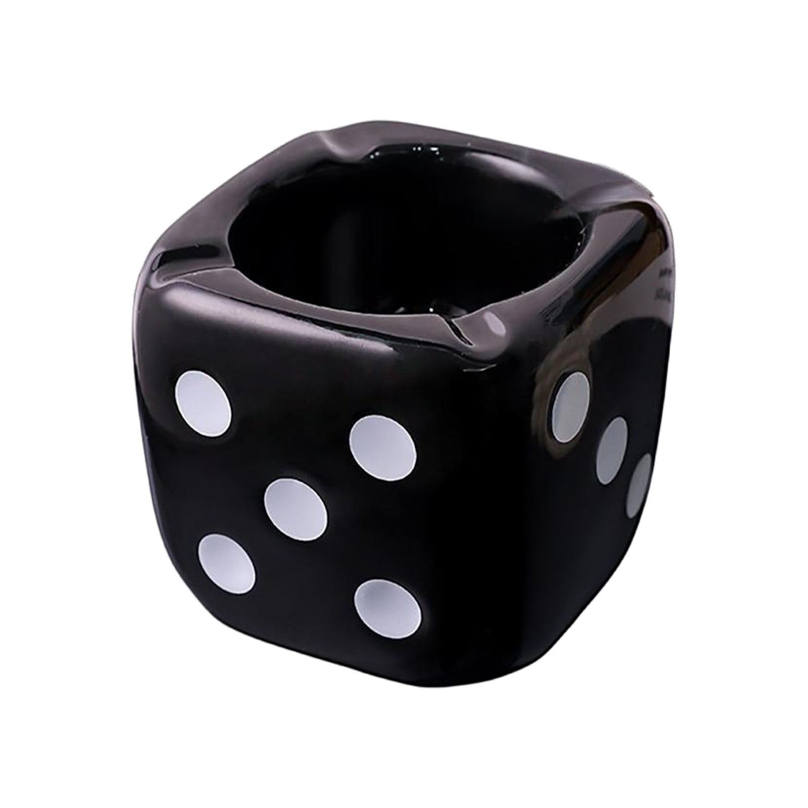 Ashtray Retro Dice Ceramic Ashtray Outdoor Ashtray Indoor and Outdoor ...