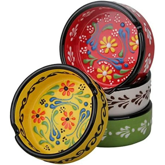 Ashtray Set for Indoor Outdoor Use Cigarette Ash Holder for Smokers ...