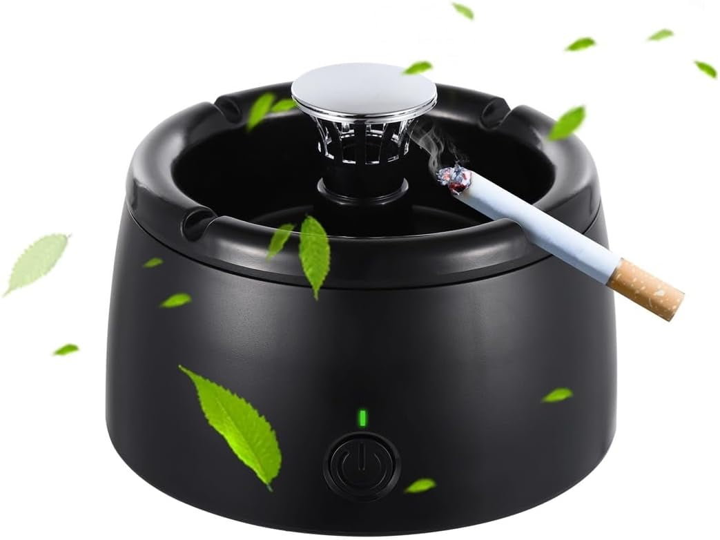 Ashtray Smokeless, Purifier Air Ion Negative With Filter Fiber Carbon ...