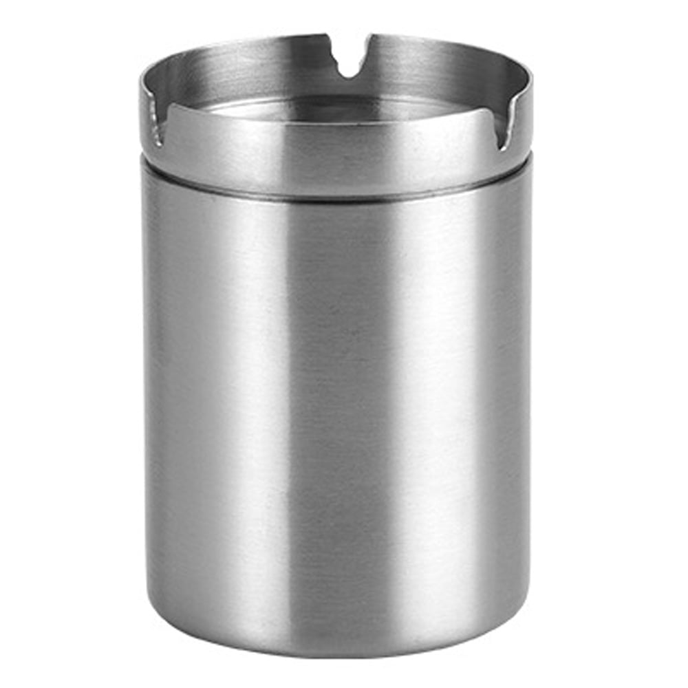 Ashtray for Cigarette, Stainless Steel Ashtray Metal Cigarette Cigar ...