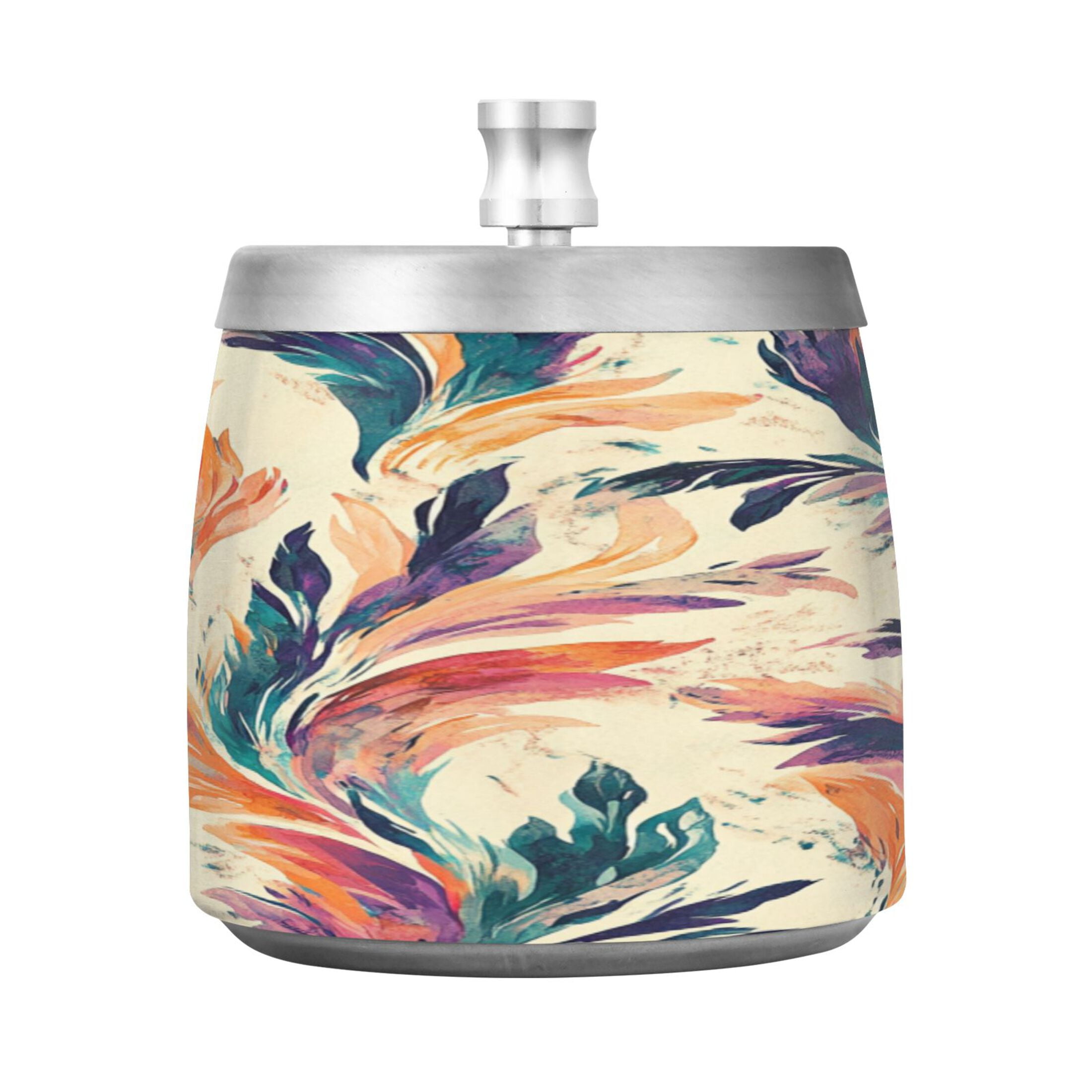 Ashtray with Lid Smokeless Ash Tray for Stainless Steel Home Ash Holder ...