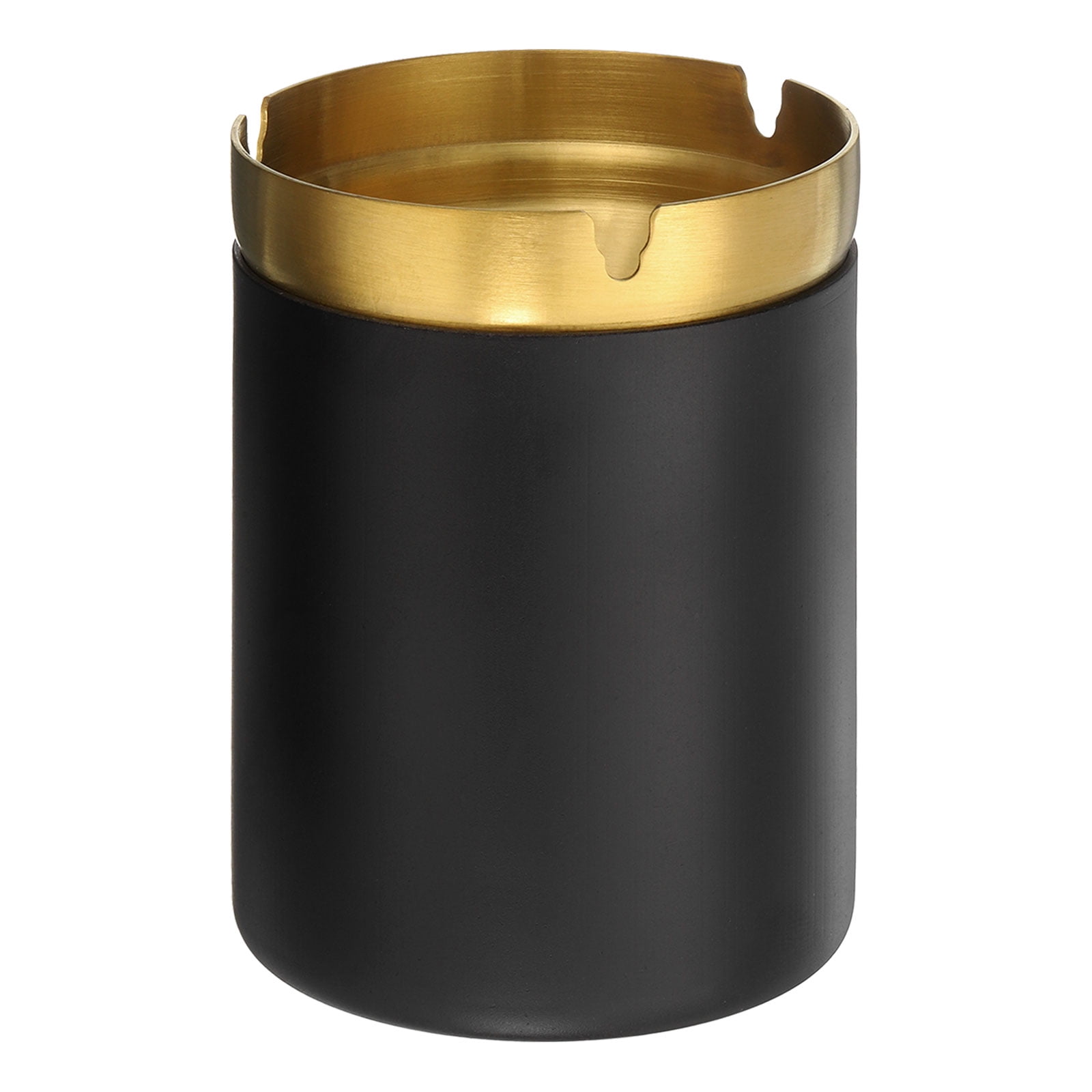 Ashtray with Lid, Stainless Steel Ash Tray, Thickened Style Black ...