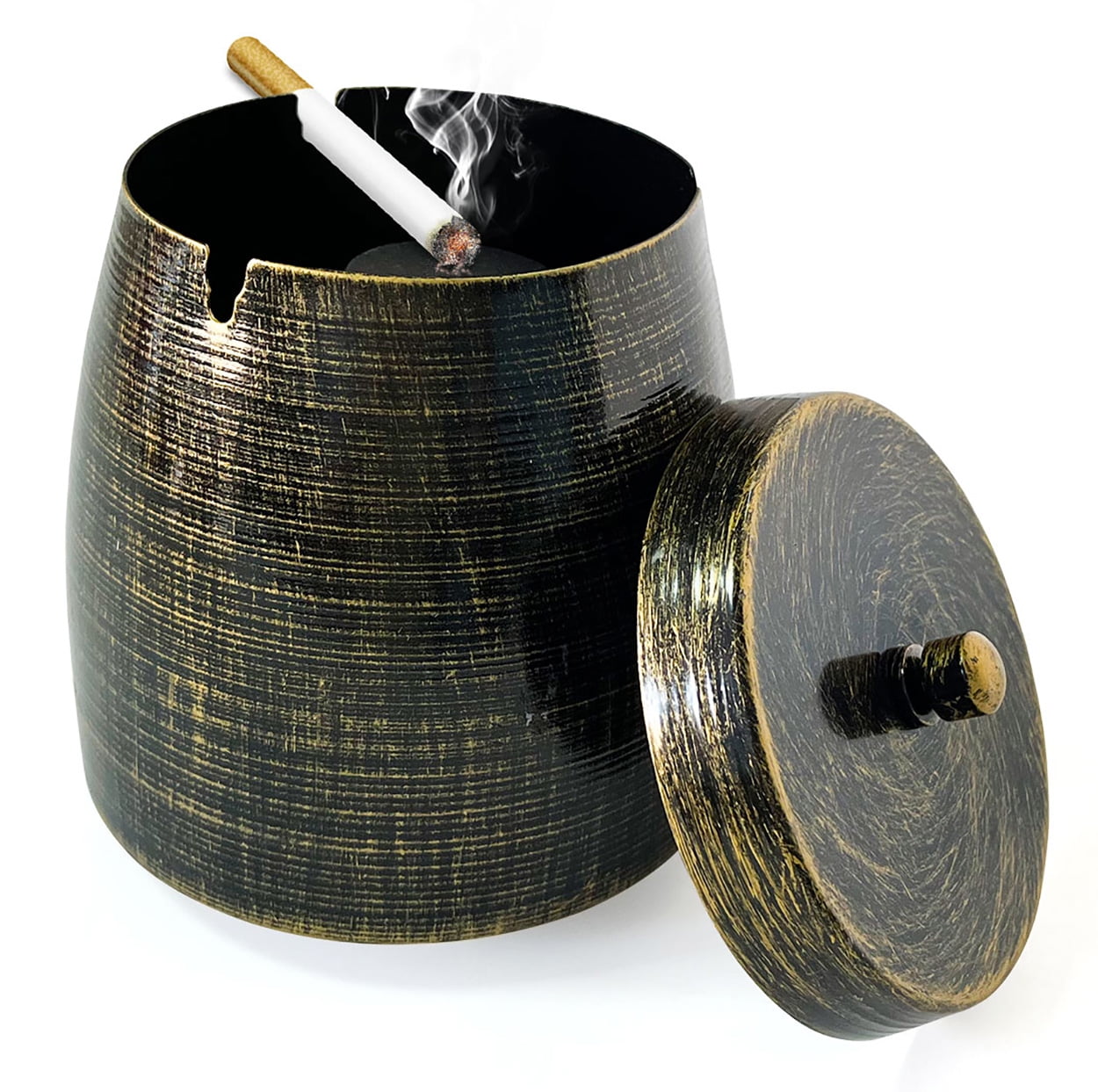 Ashtrays with Lid for Home Outside Cigar Ashtray Large Outdoor ...