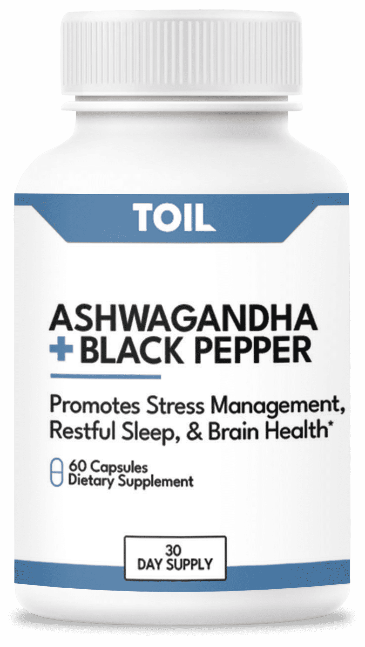 Ashwagandha & Black Pepper Capsules | Stress Reduction, Sleep Aid ...