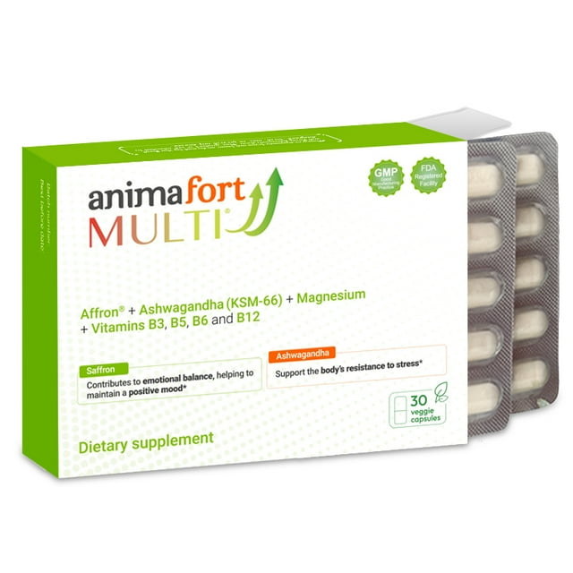 Ashwagandha KSM-66 & Saffron Supplement | Stress Relief, Mood ...