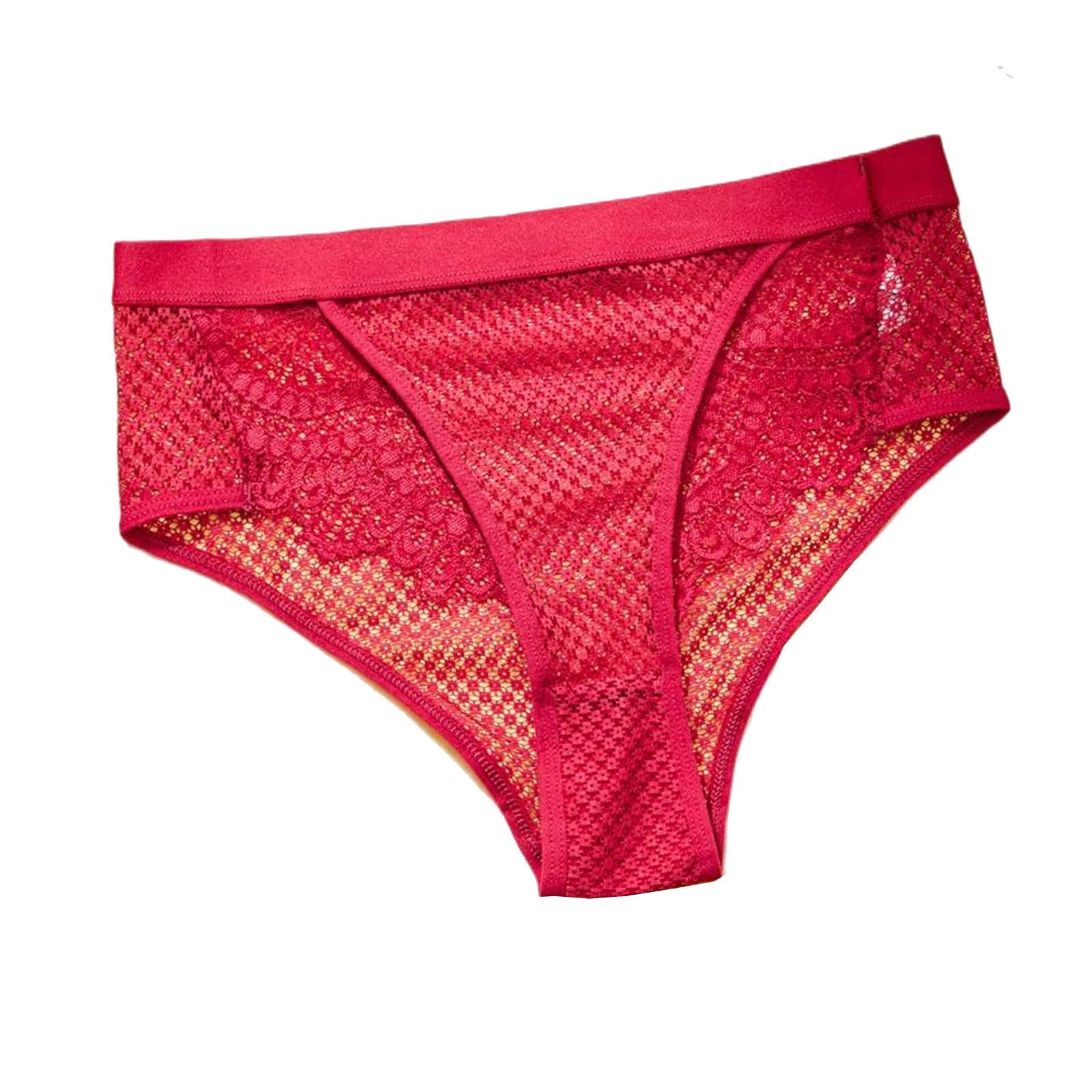 Ashyfjp Briefs for Women Trendy Floral Lace Underwear Soft Breathable ...