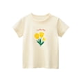 Ashyfjp Girls Casual Tees Trendy Solid Short Sleeve Round Neck T-Shirt ...