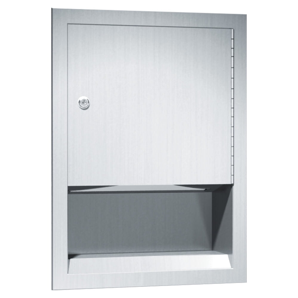 Asi 0457 Recessed Paper Towel Dispenser - Stainless Steel - Walmart.com