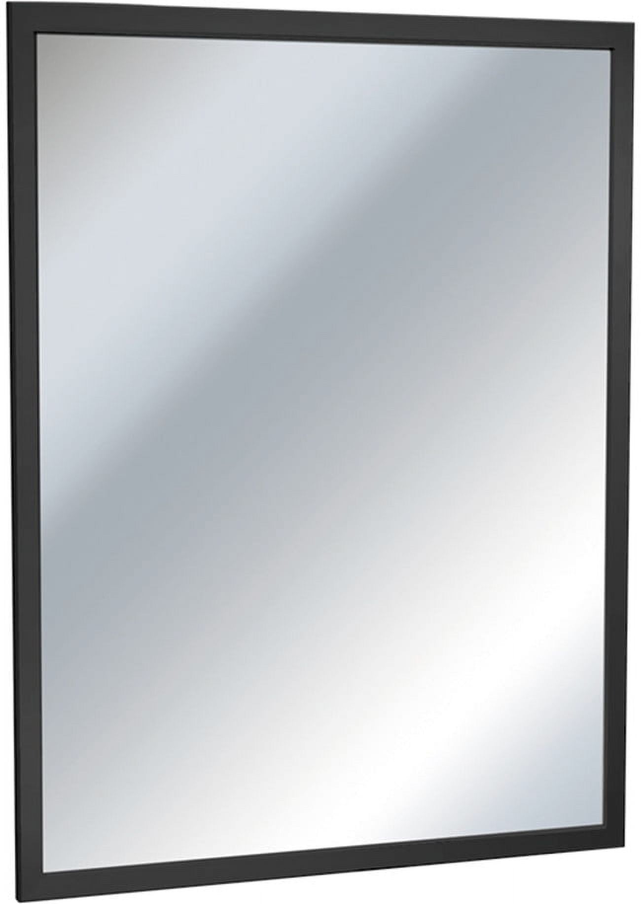 Asi 0600-2436 24" W X 36" H Modern Rectangular Stainless Steel Framed ...
