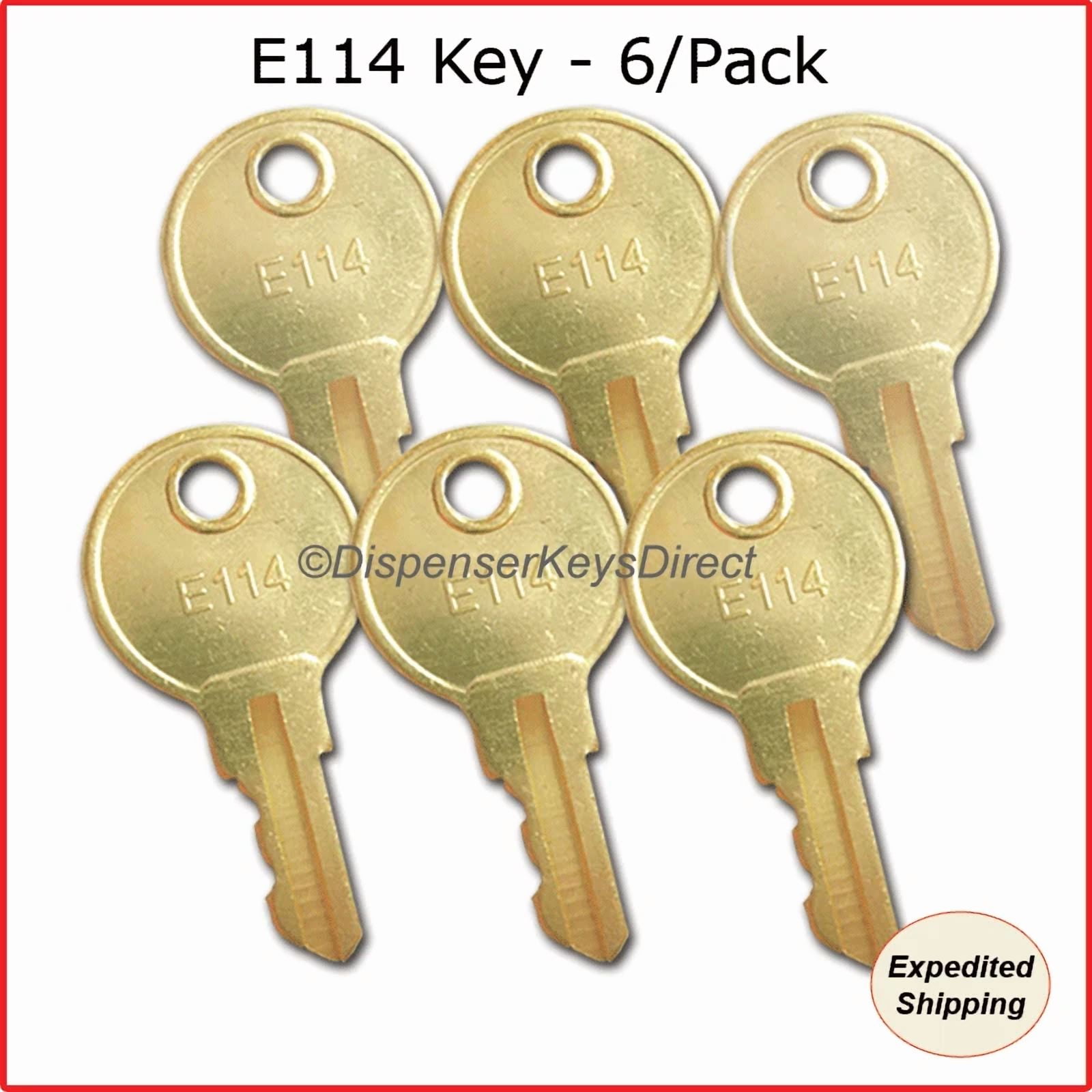 Asi, E114 Dispenser Key - (6/Pk.) For Paper Towel, Toilet Tissue ...