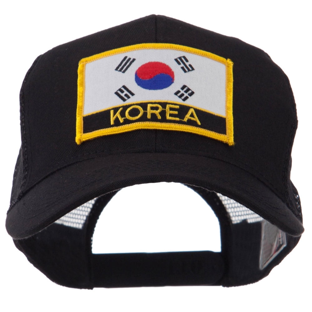 Asia, Australia and Other Flag Letter Patched Mesh Cap - Korea OSFM ...