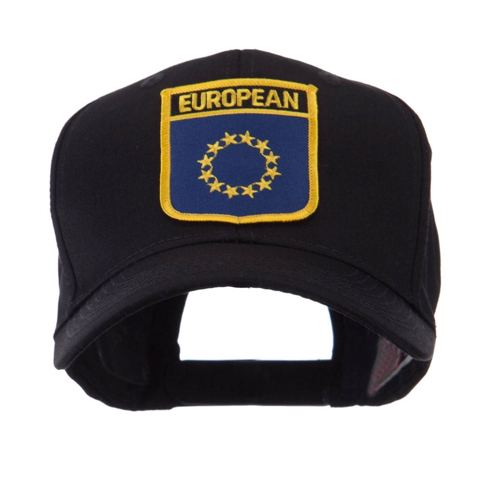 Asia Australia and Other Flag Shield Patch Cap - European OSFM ...