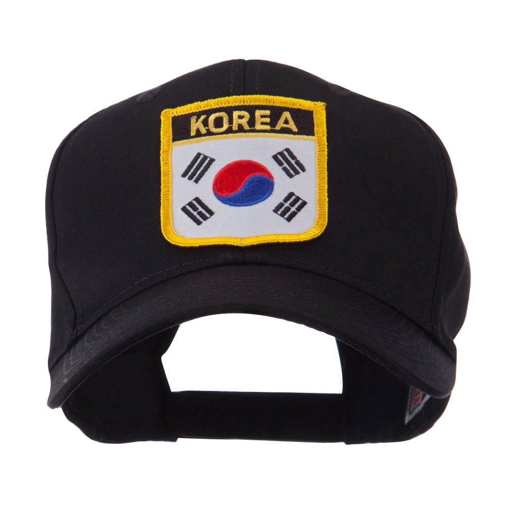 Asia Australia and Other Flag Shield Patch Cap - Korea OSFM - Walmart.com