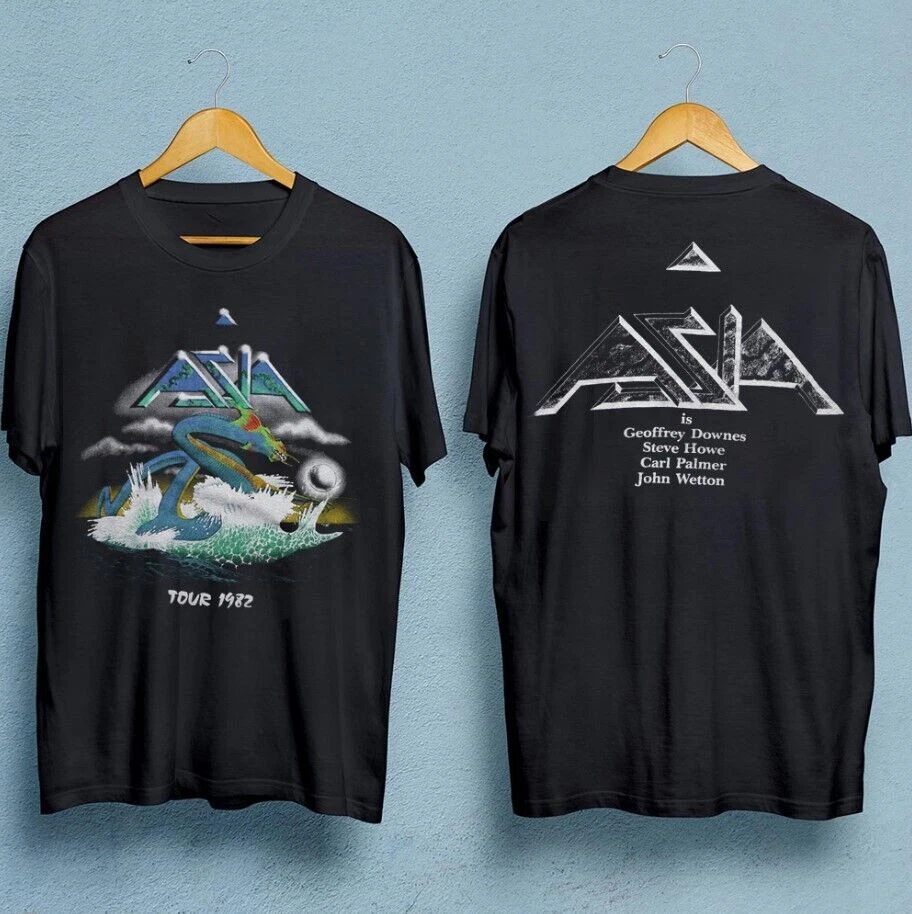 Asia Band Tour T-Shirt Double Sided Unisex All Sizes For Fans - Walmart.com