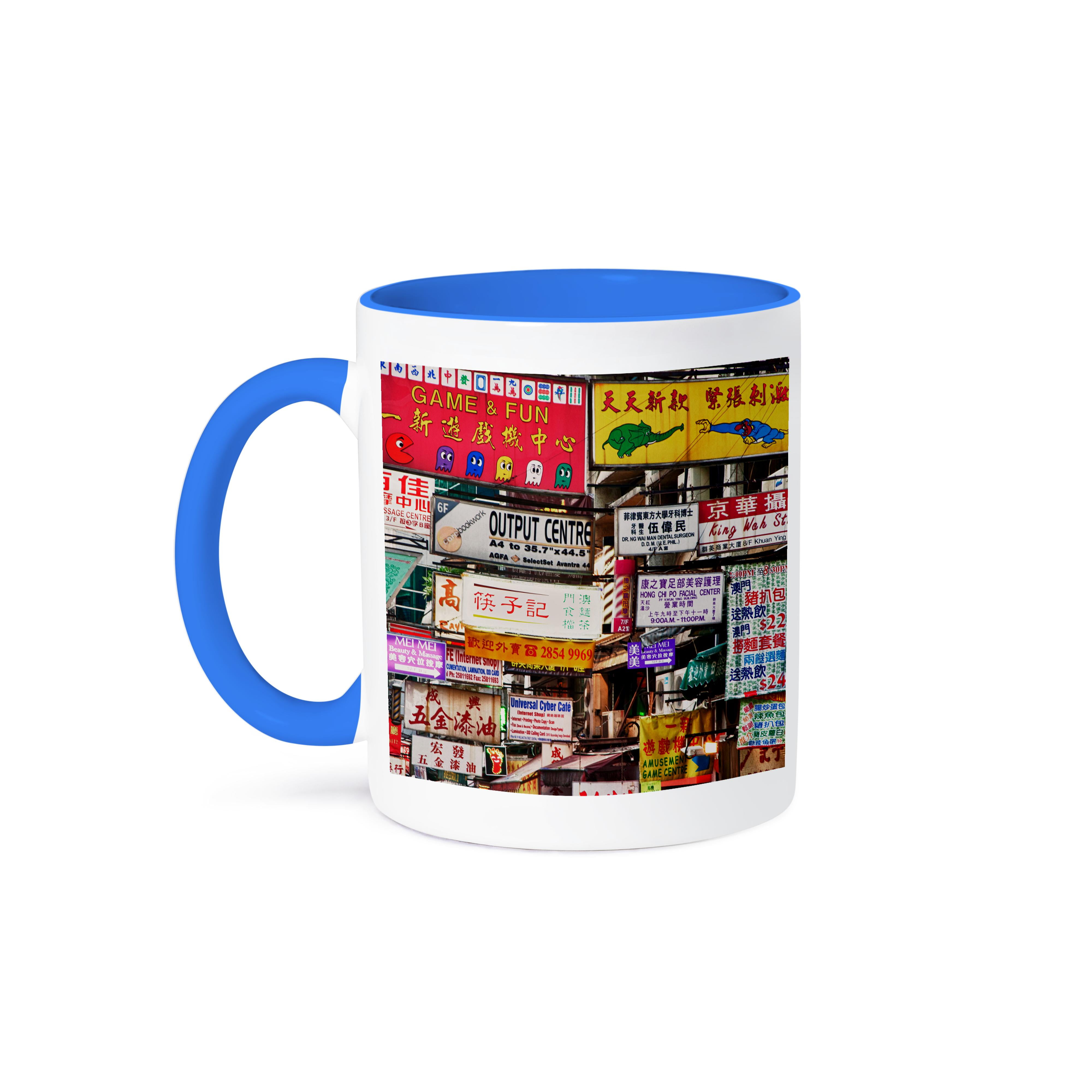 3dRose, Asia, China, Hong Kong. Neon signs in the streets - AS09 ...