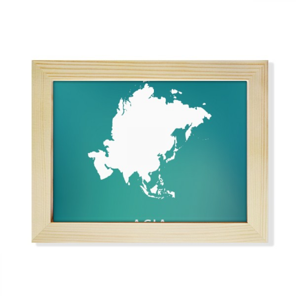 Asia Continent Outline Outline Map Desktop Photo Frame Picture Art ...