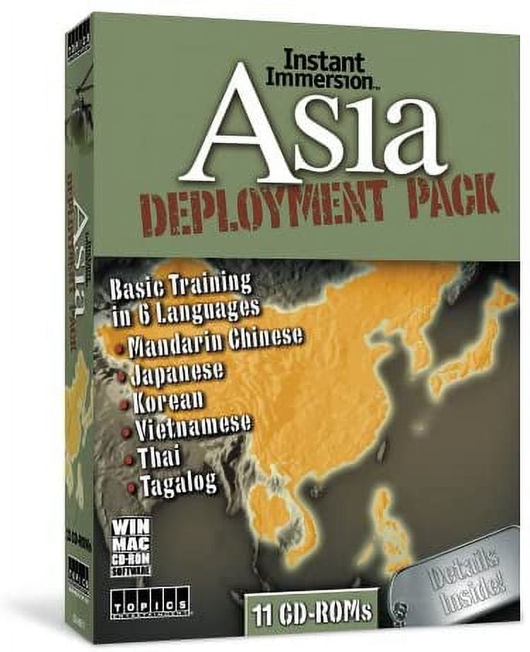 Asia Deployment Pack - 11 CDRom Set - Language Learning in Mandarin ...