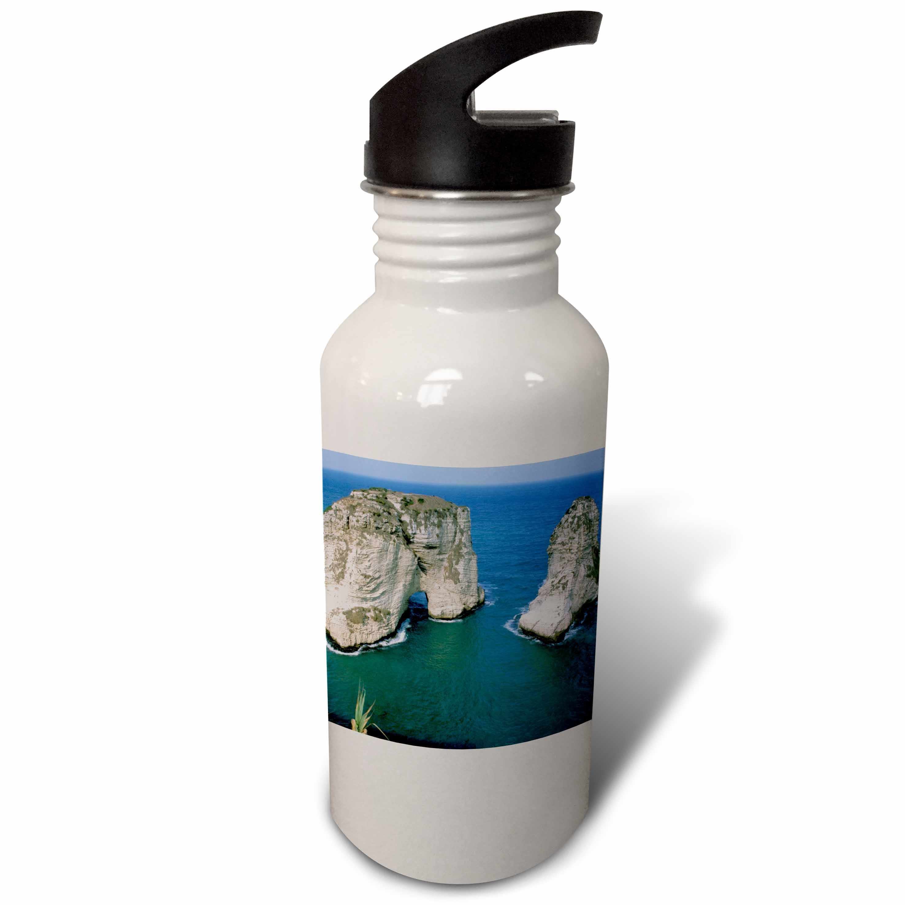 Asia, Lebanon, Beirut, Coastal Pigeon Rocks-AS21 SRO0051 - Steve Roxbury 21 oz Sports Water ...
