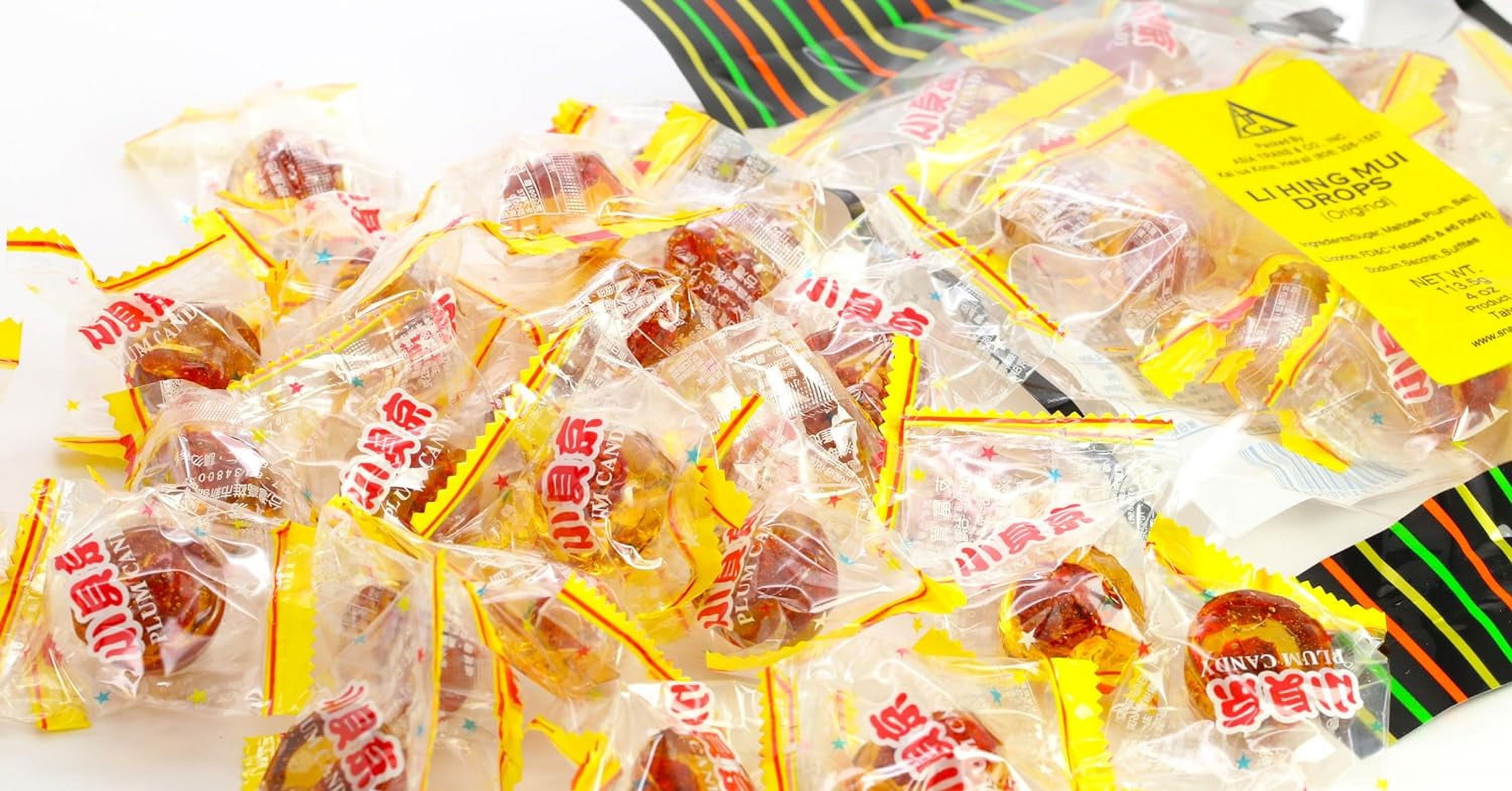 Asia Trans Golden Plum Crack Seed Drops - Hawaiian Favorite - Sweet ...